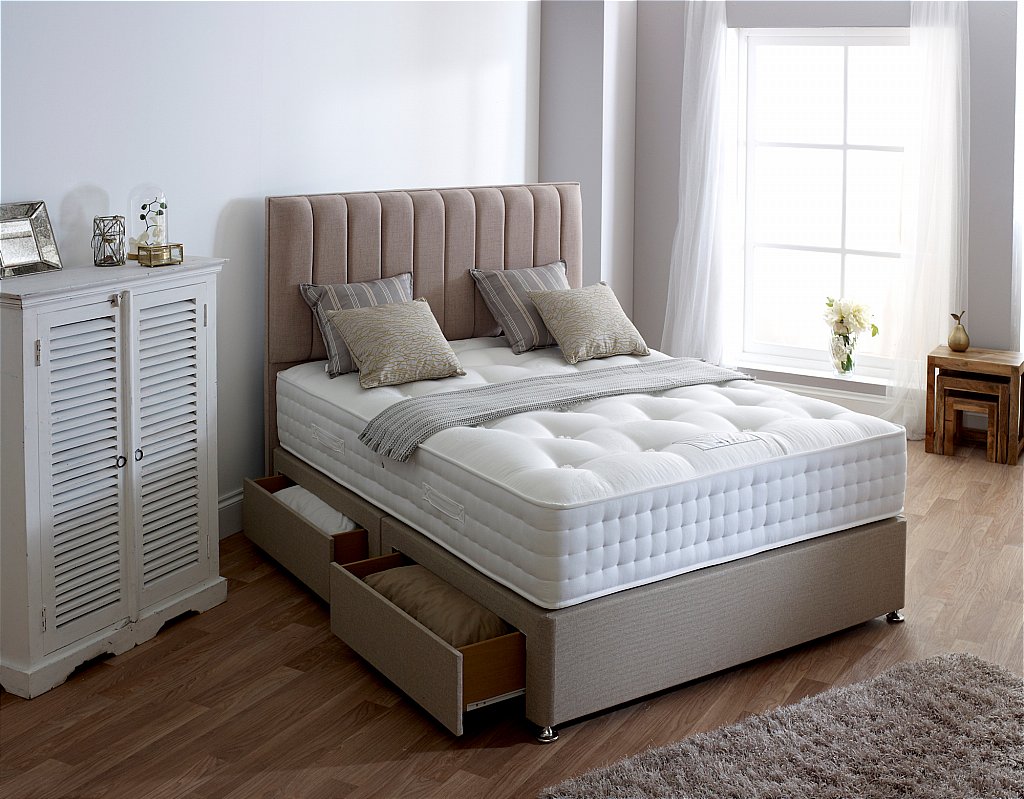 Highgrove Beds Grange Ortho Natural 1000 Divan Bed