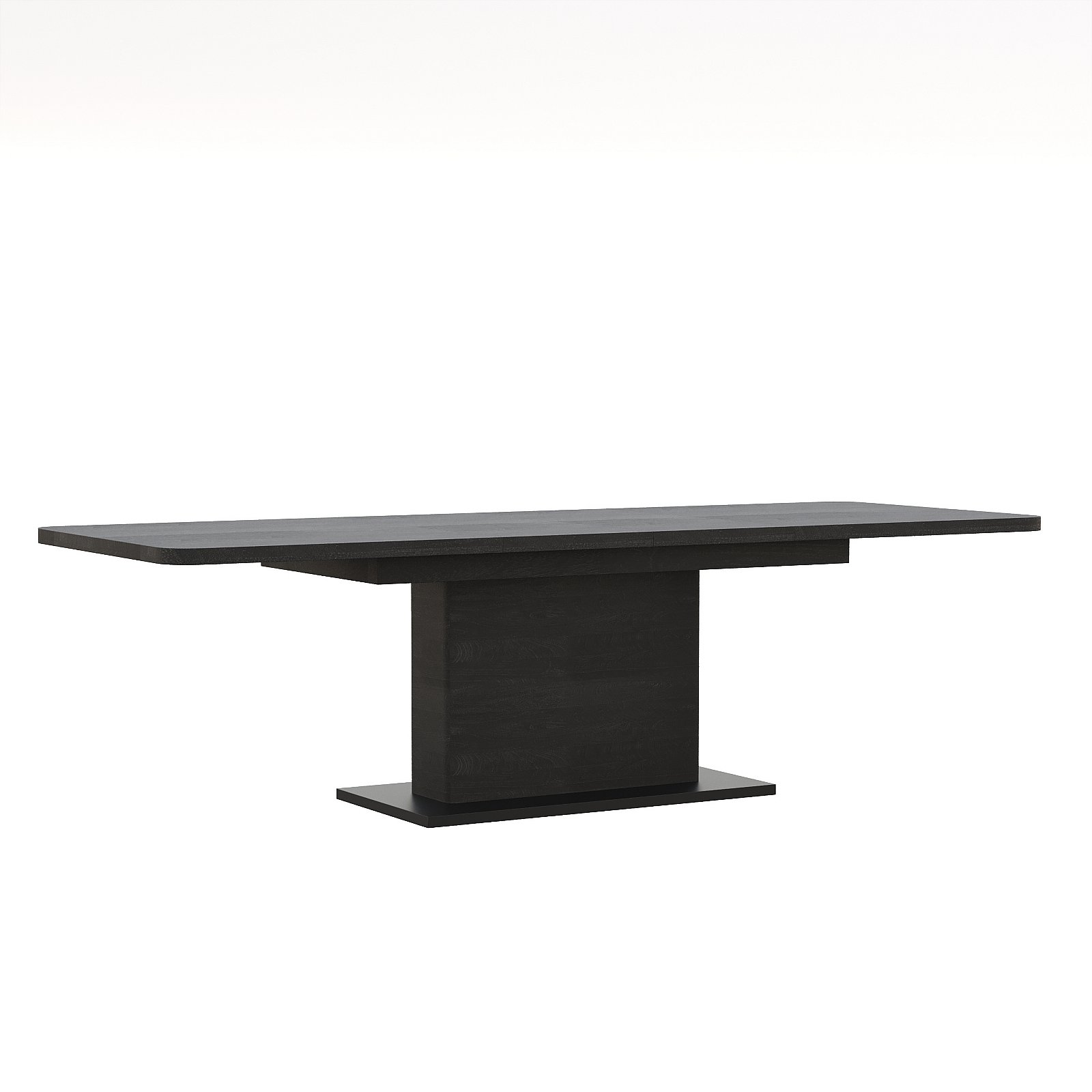 Barrow Clark Turin 1.6-2.5m Extending Dining Table - Black Oak